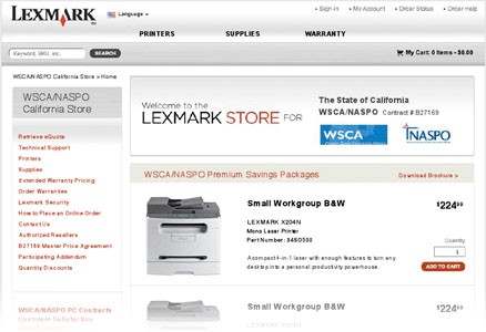 New Lexmark Select Sites | Lexmark United States